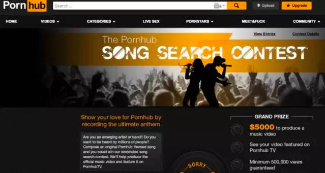 有流量就是任性，全球最大成人网站进军音乐产业-蓝鲸财经