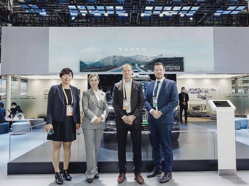 沃尔沃加码“四化”投入，自动驾驶子公司Zenseact亮相进博会-蓝鲸财经